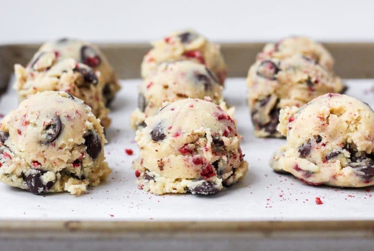 Dark Chocolate Raspberry Cookies ~ Barley & Sage