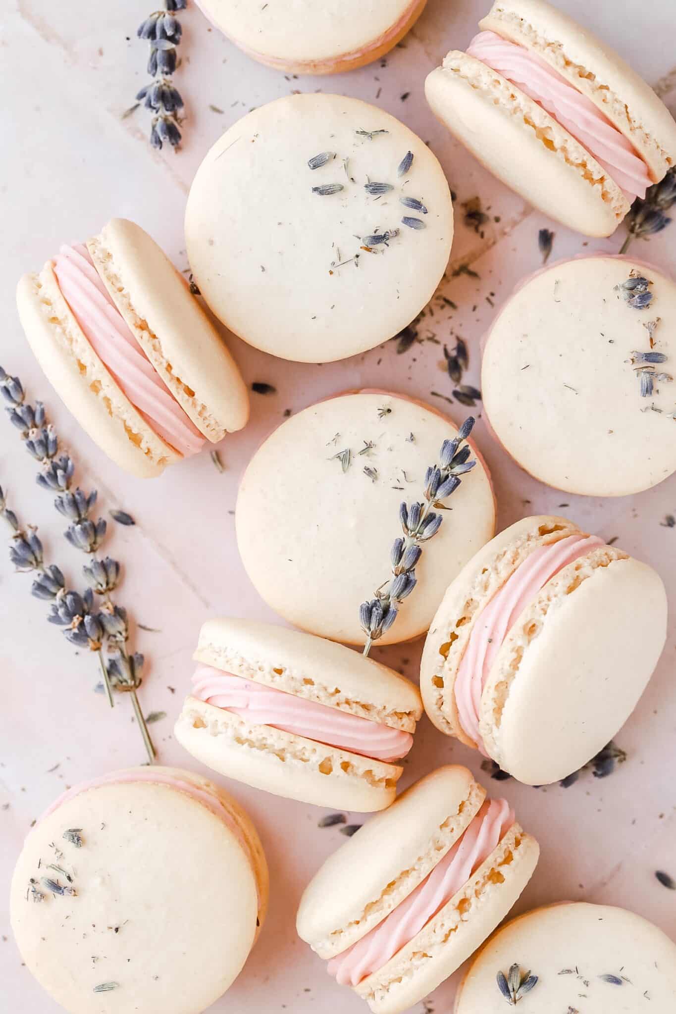 Blackberry Lavender Macarons Recipe ~ Barley & Sage