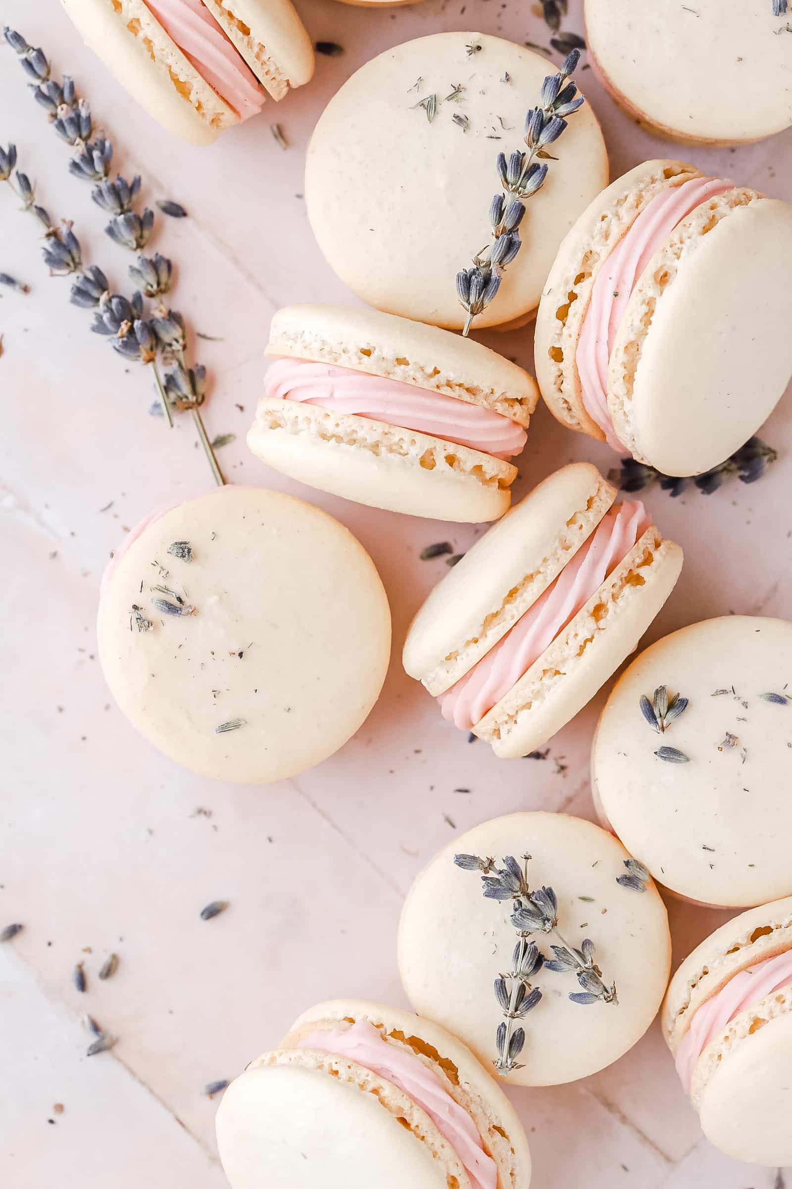 Blackberry Lavender Macarons Recipe ~ Barley & Sage