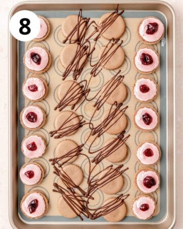 Chocolate Cherry Macarons Recipe ~ Barley & Sage