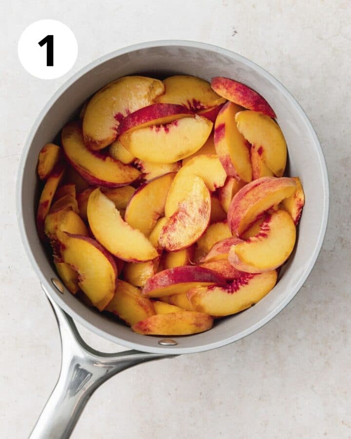 Brown Butter Peach Layer Cake Recipe ~ Barley & Sage