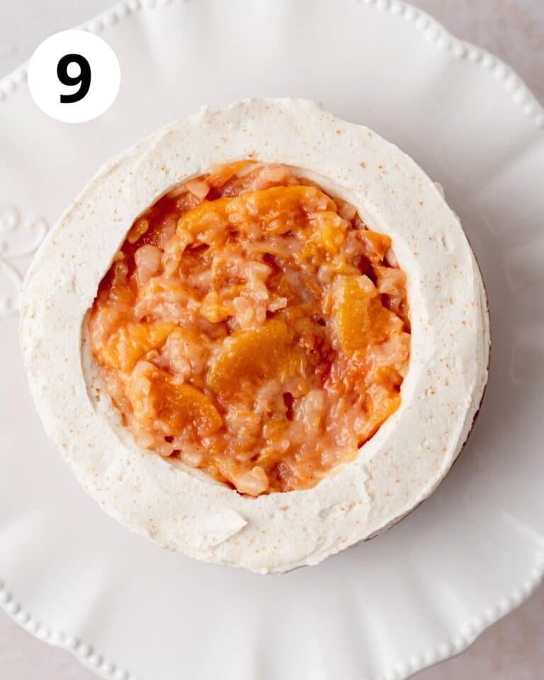 Brown Butter Peach Layer Cake Recipe ~ Barley & Sage