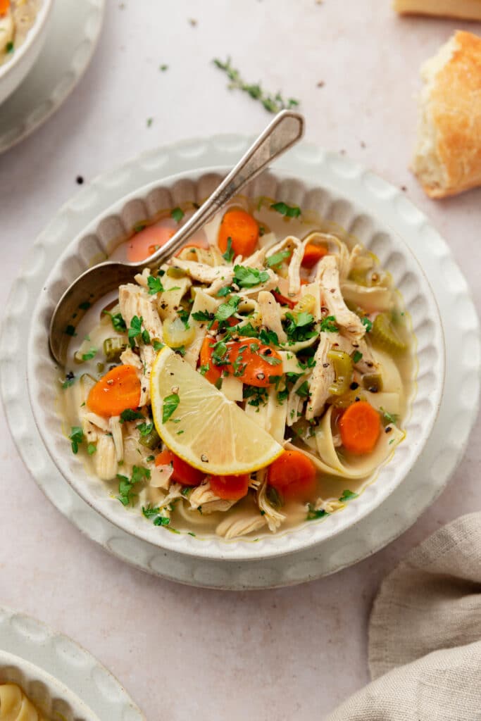 Sick Day Chicken Soup Recipe ~ Barley & Sage