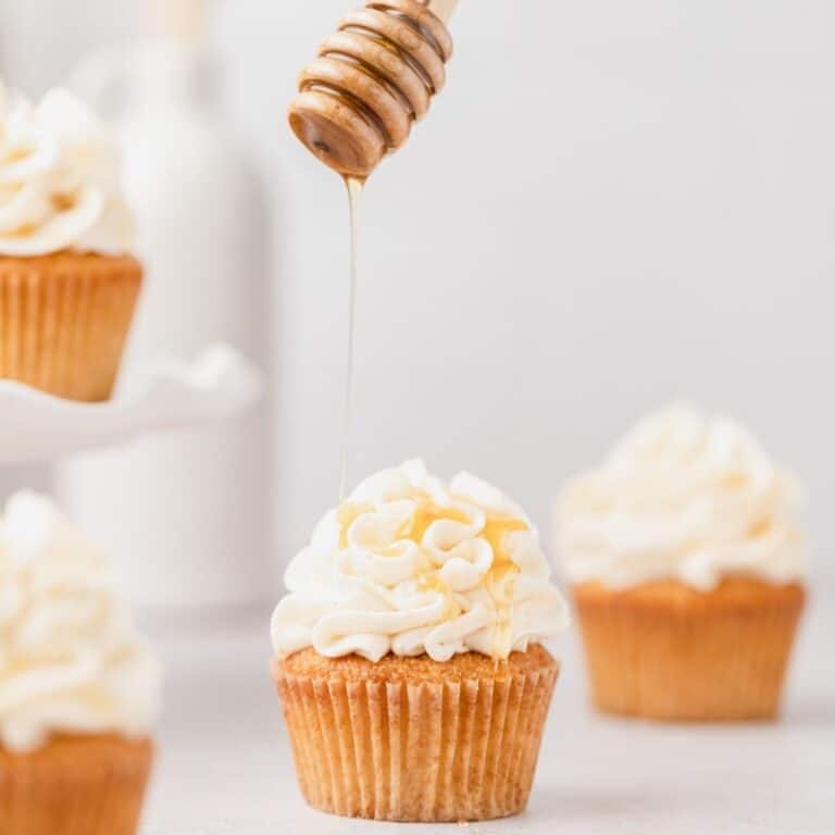 Cornbread Cupcakes with Honey Brown Butter Frosting ~ Barley & Sage
