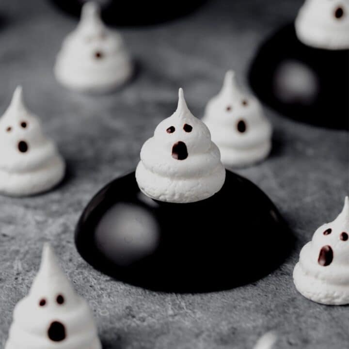 Ghost Meringues for Halloween ~ Barley & Sage