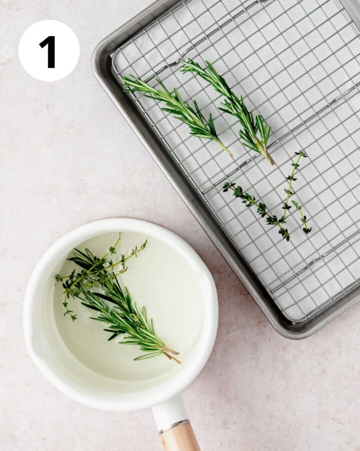 How to Make Sugared Rosemary (& other herbs) ~ Barley & Sage