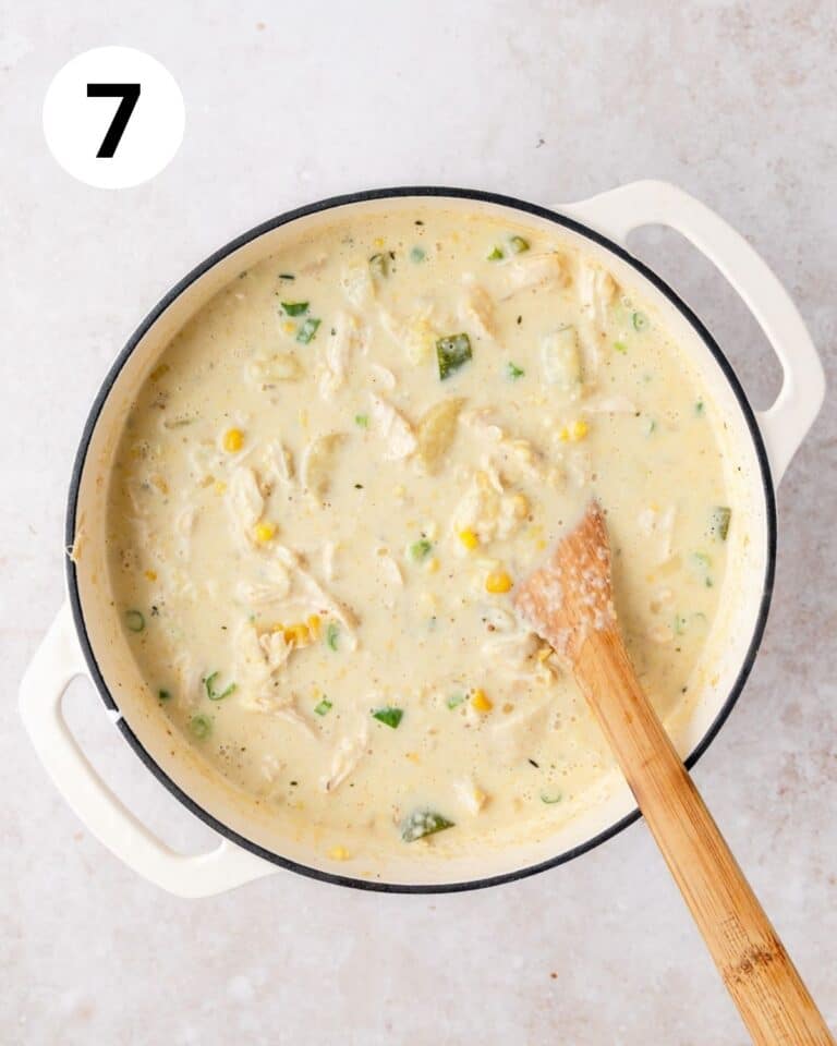 Creamy Chicken Corn Chowder with Bacon Recipe ~ Barley & Sage