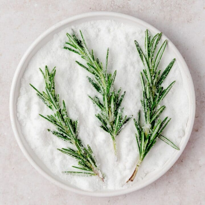 How to Make Sugared Rosemary (& other herbs) ~ Barley & Sage
