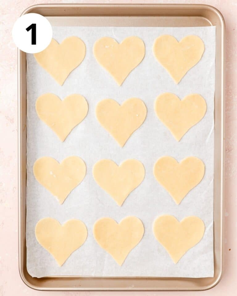 Heart Shaped Strawberry Hand Pies Recipe ~ Barley & Sage