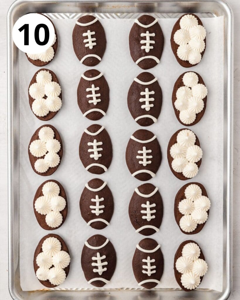 Football Whoopie Pies Recipe ~ Barley & Sage