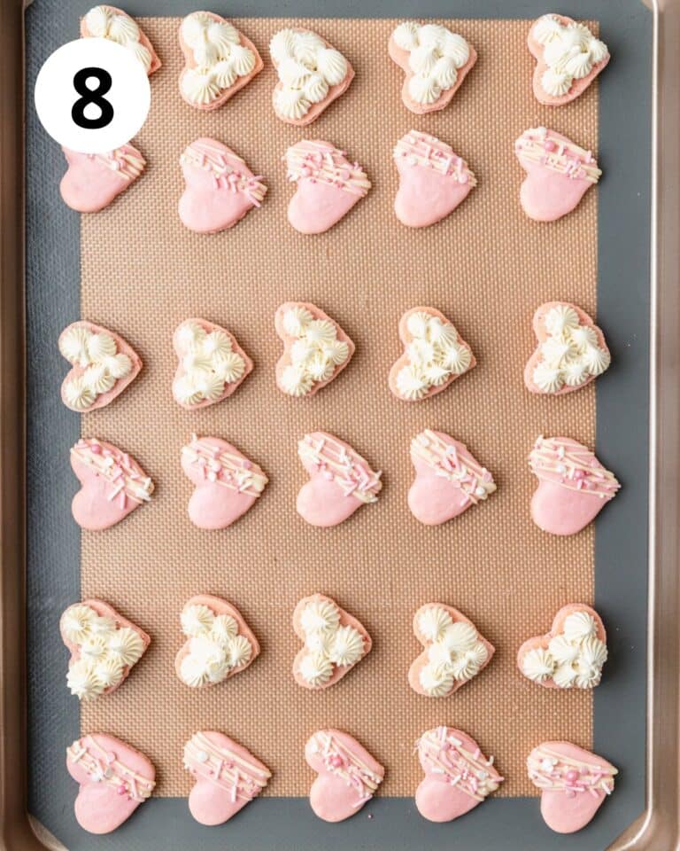 Heart Shaped Macarons ~ Barley & Sage