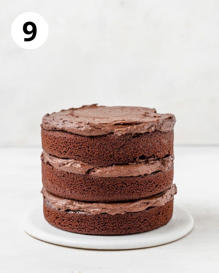 Triple Chocolate Layer Cake Recipe ~ Barley & Sage