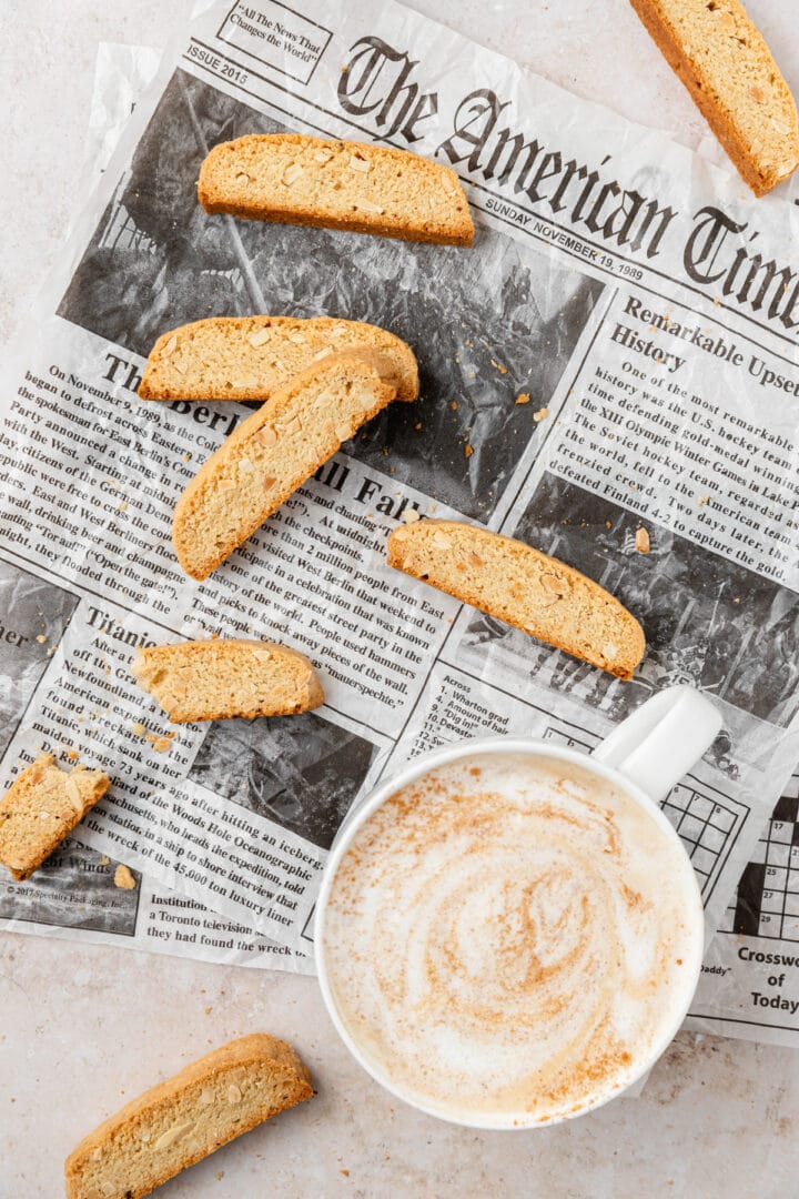 Brown Butter Almond Biscotti Recipe ~ Barley & Sage