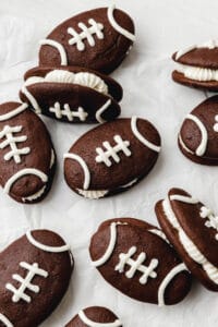 Football Whoopie Pies Recipe ~ Barley & Sage