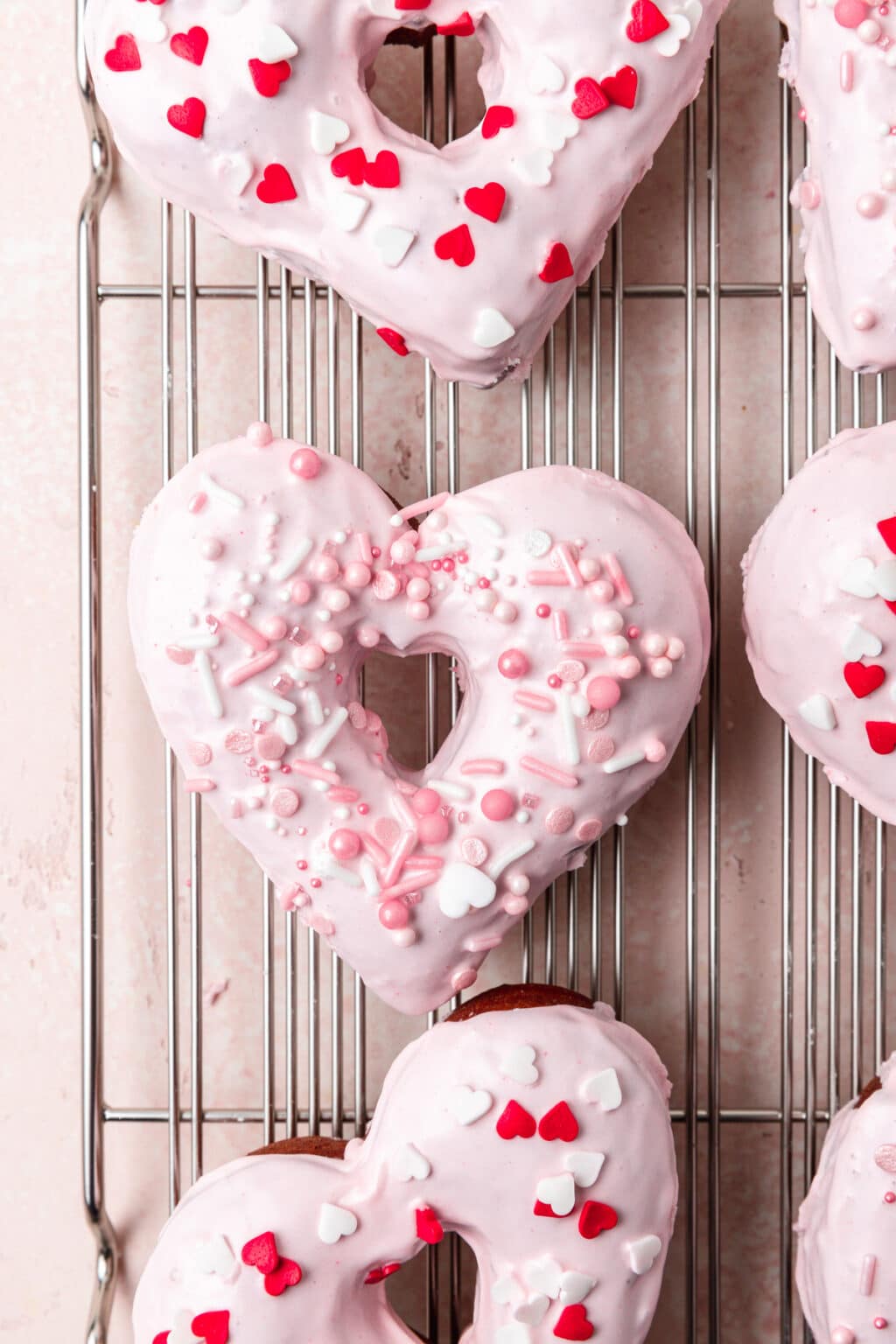 Heart Shaped Donuts Recipe ~ Barley & Sage