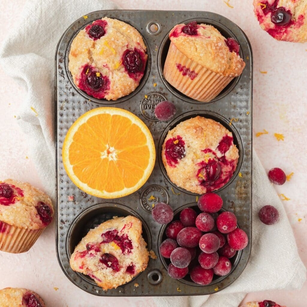 Cranberry Orange Muffins Recipe ~ Barley & Sage
