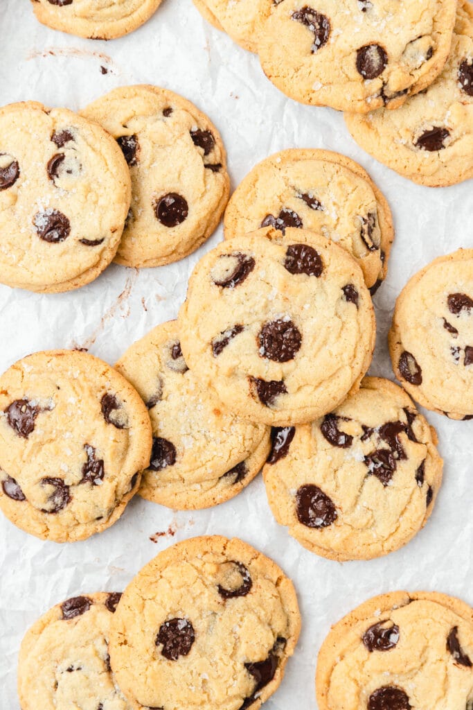 Chocolate Chip Cookies Without Brown Sugar Recipe ~ Barley & Sage