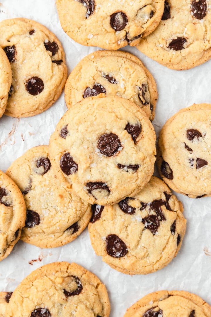 Chocolate Chip Cookies Without Brown Sugar Recipe ~ Barley & Sage