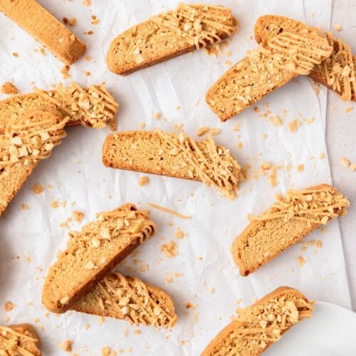Peanut Butter Biscotti Recipe ~ Barley & Sage