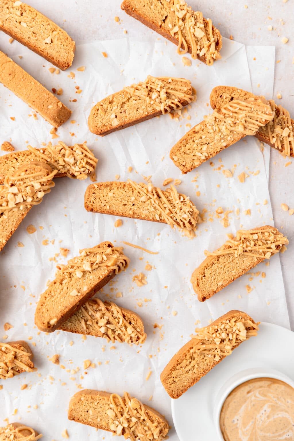 Peanut Butter Biscotti Recipe ~ Barley & Sage