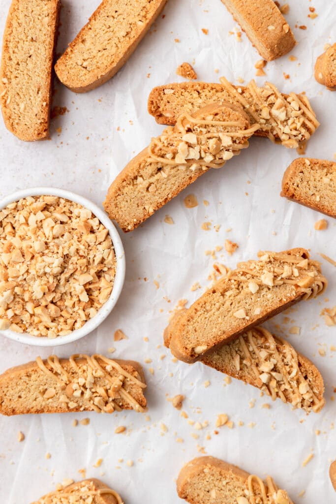 Peanut Butter Biscotti Recipe ~ Barley & Sage