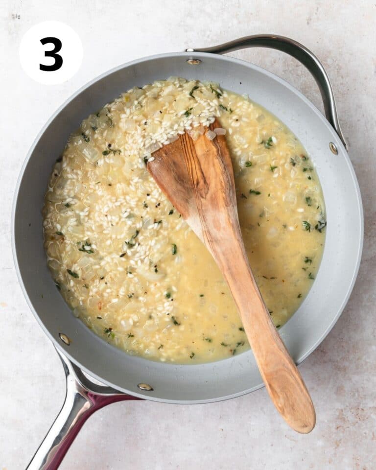 Simple Parmesan Risotto Recipe ~ Barley & Sage