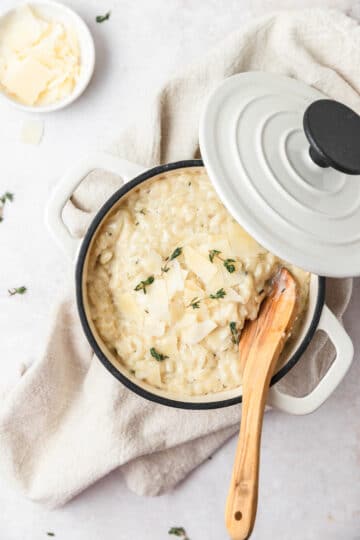 Simple Parmesan Risotto Recipe ~ Barley & Sage