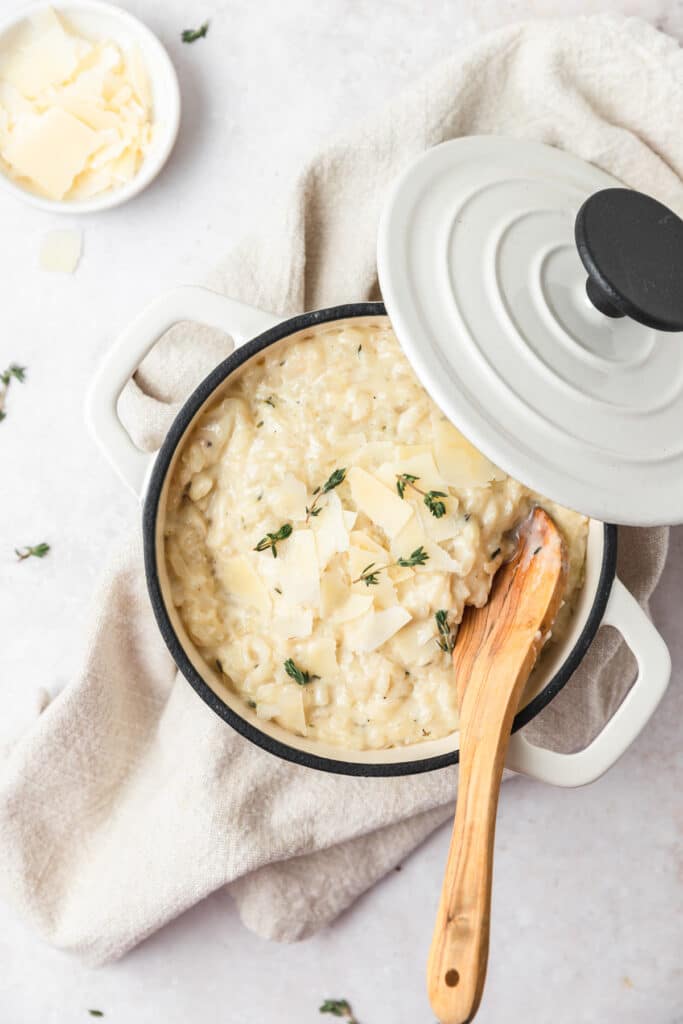 Simple Parmesan Risotto Recipe ~ Barley & Sage