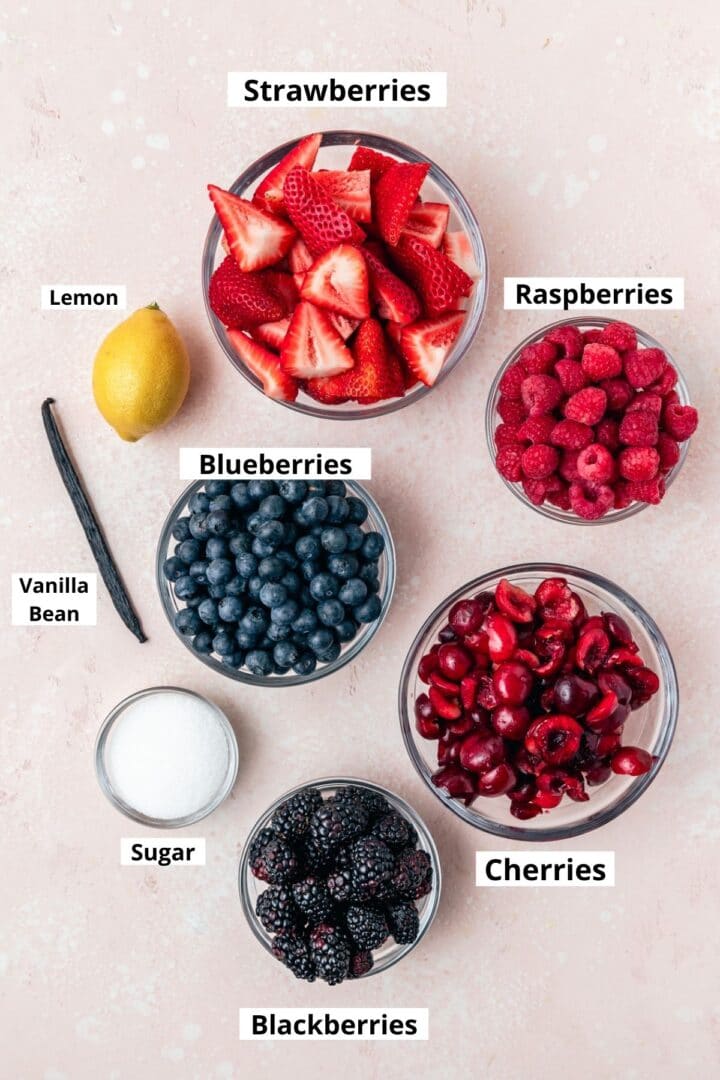 Roasted Berry Poke Cake Recipe ~ Barley & Sage