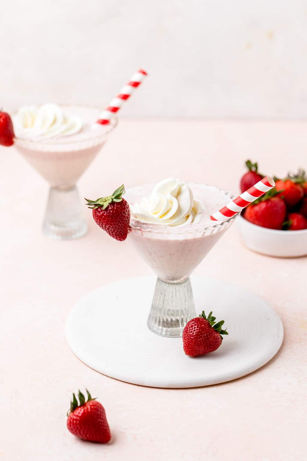 Strawberries and Cream Cocktail with Bailey's ~ Barley & Sage