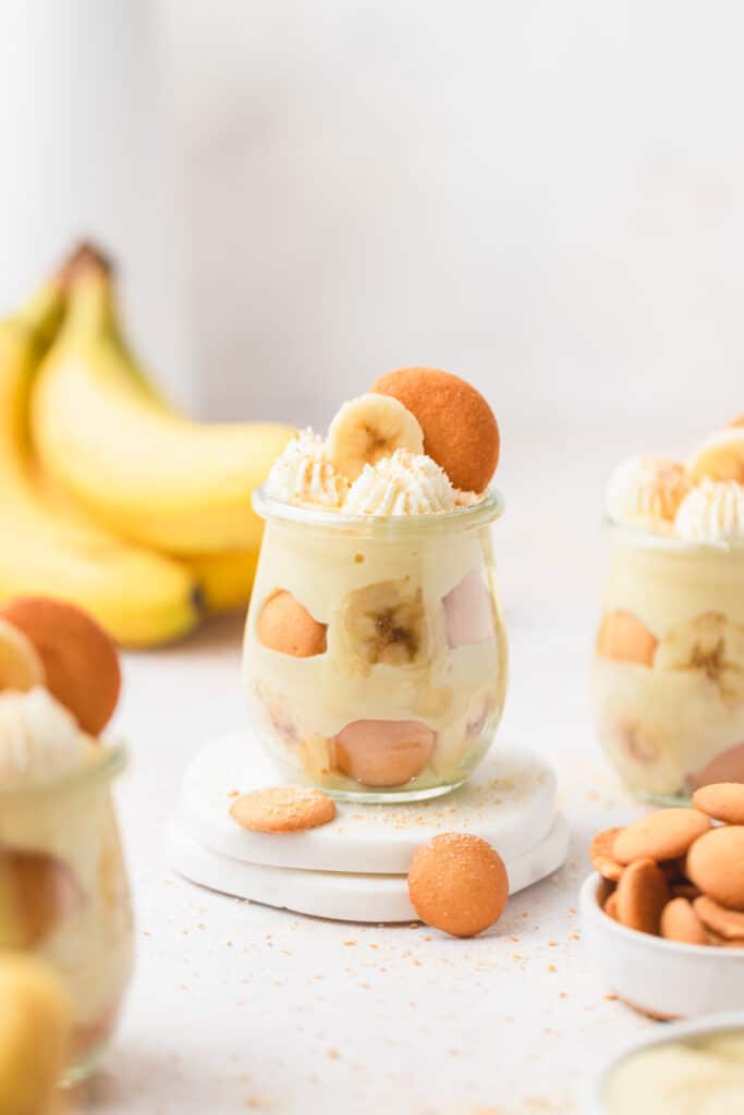 Homemade Banana Pudding Cups ~ Barley & Sage