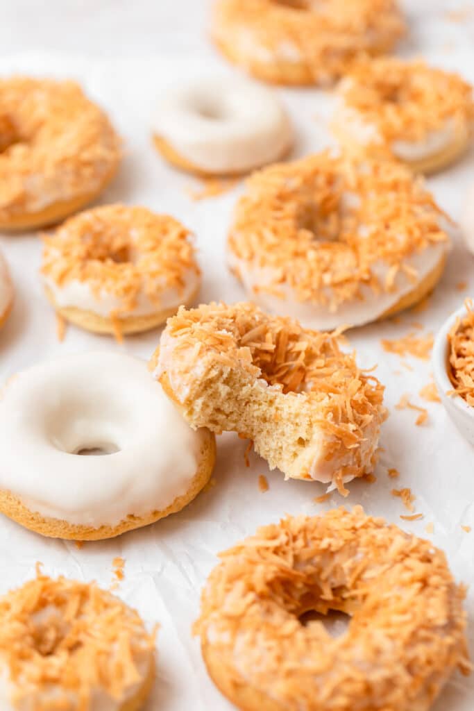 Toasted Coconut Donuts Recipe ~ Barley & Sage