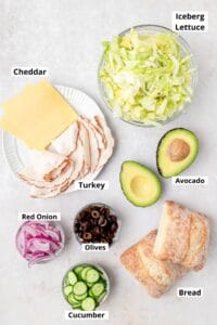 Turkey Avocado Grinder Sandwich ~ Barley & Sage