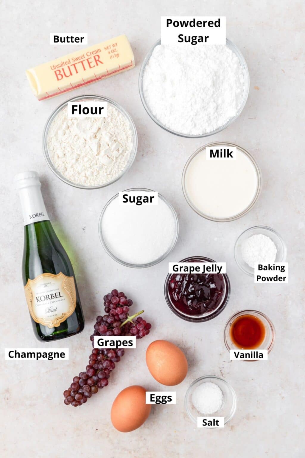 Champagne Grape Cupcakes ~ Barley & Sage