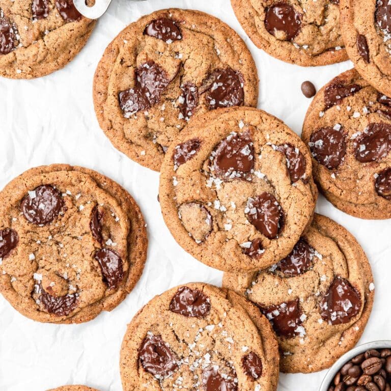 Brown Butter Espresso Chocolate Chip Cookies ~ Barley & Sage
