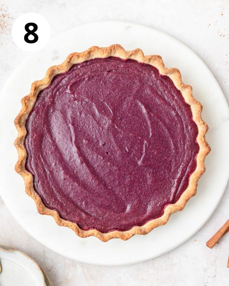 Purple Sweet Potato Pie ~ Barley & Sage