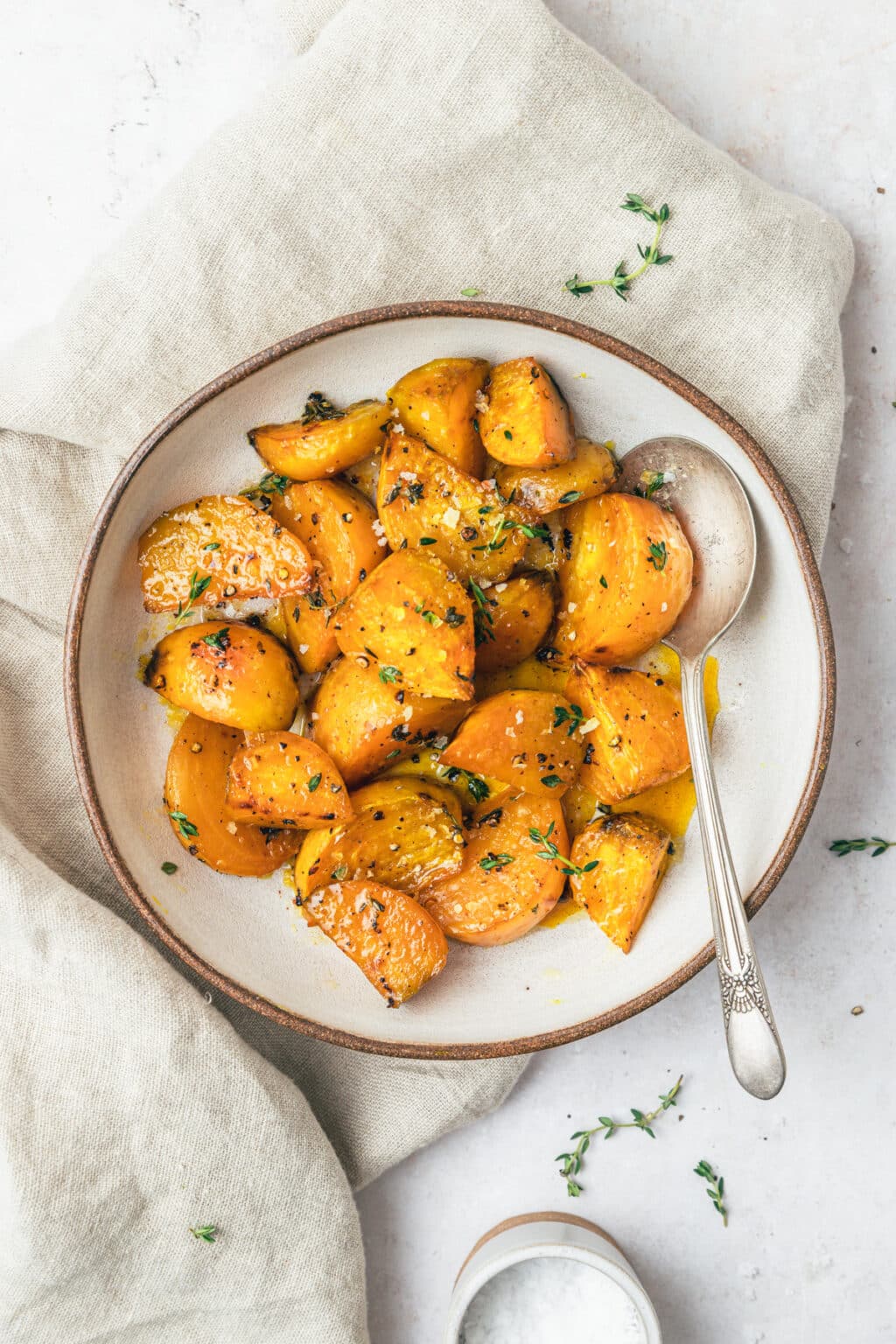Roasted Golden Beets ~ Barley & Sage