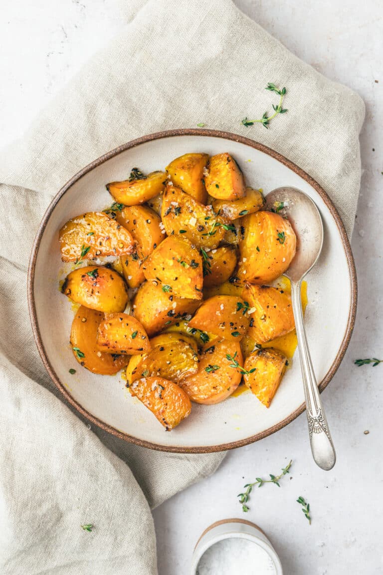 Roasted Golden Beets ~ Barley & Sage