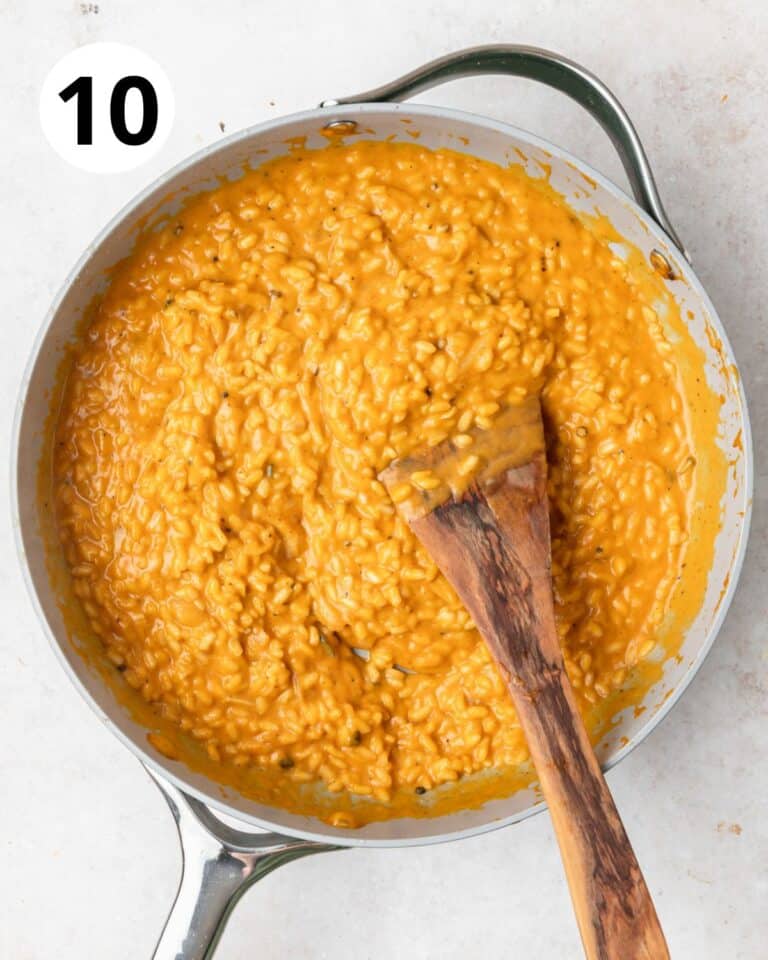 Pumpkin Risotto ~ Barley & Sage