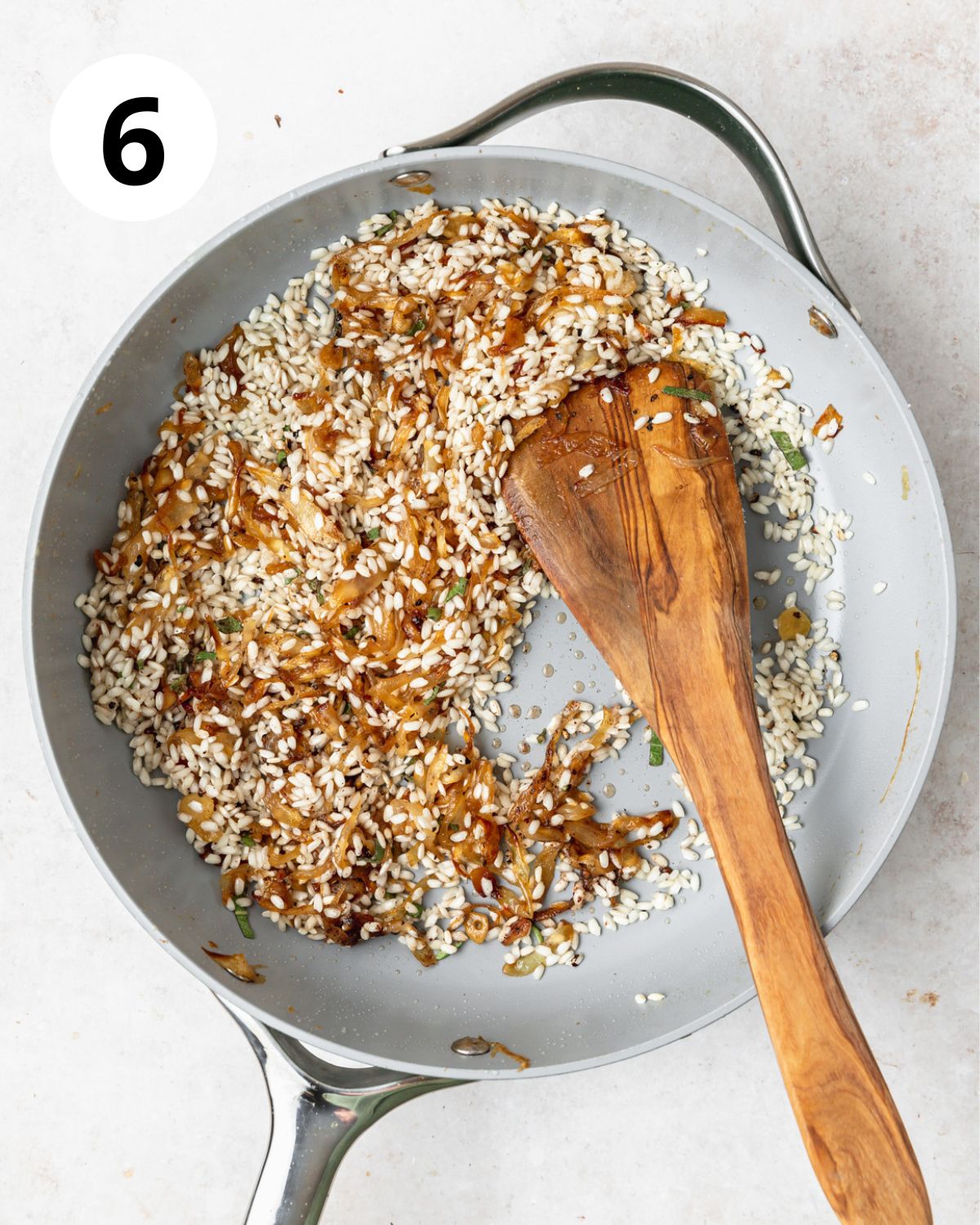 Pumpkin Risotto ~ Barley & Sage