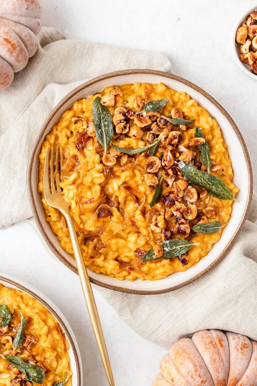 Pumpkin Risotto ~ Barley & Sage