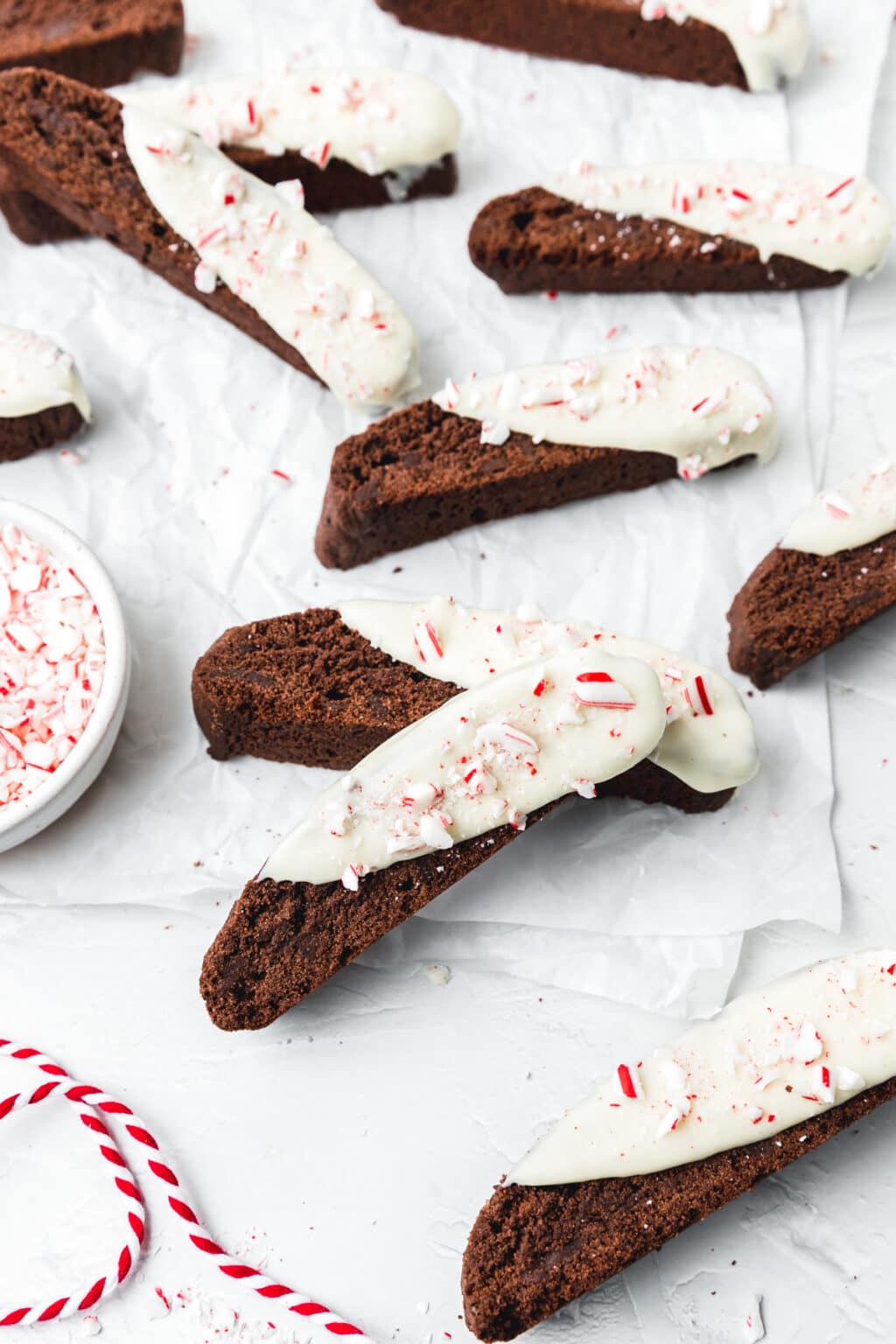 Chocolate Peppermint Biscotti ~ Barley & Sage