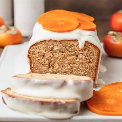 Persimmon Loaf Cake Recipe ~ Barley & Sage