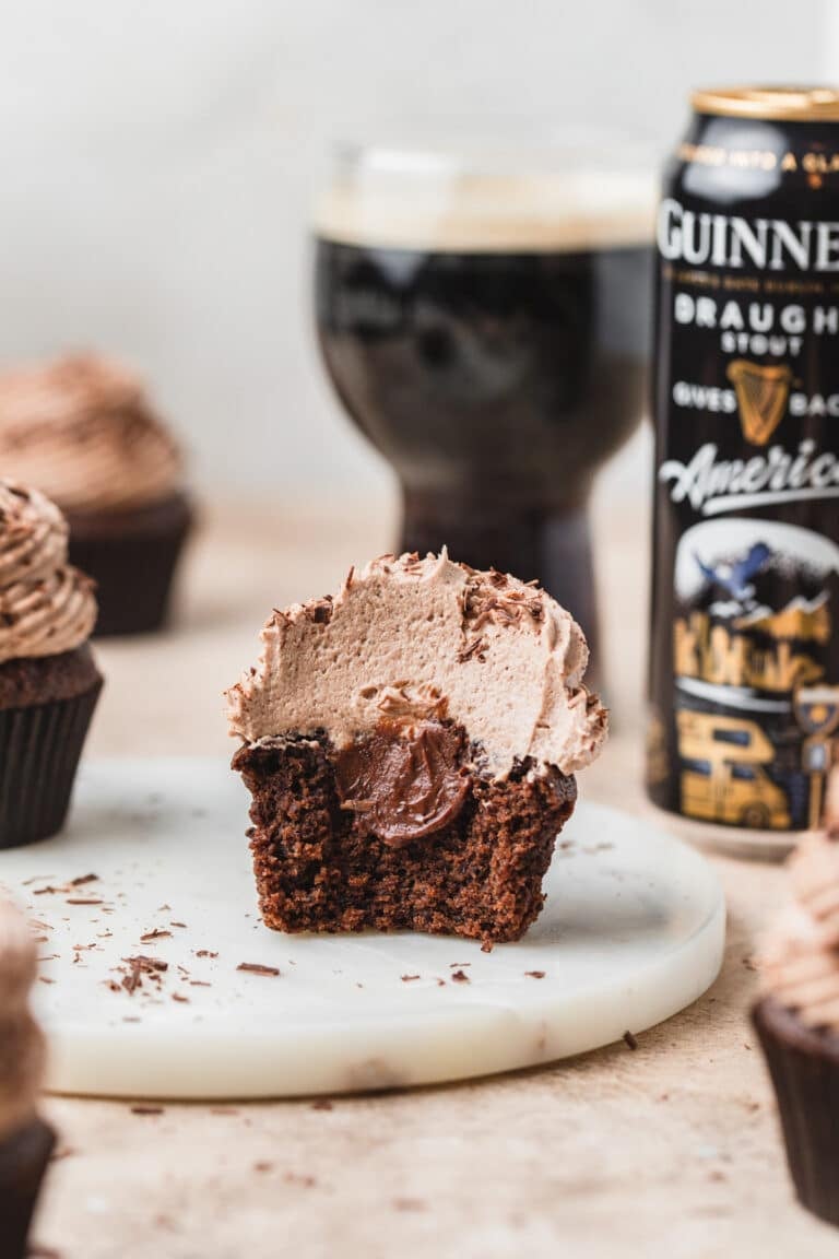 Guinness Chocolate Cupcakes ~ Barley & Sage