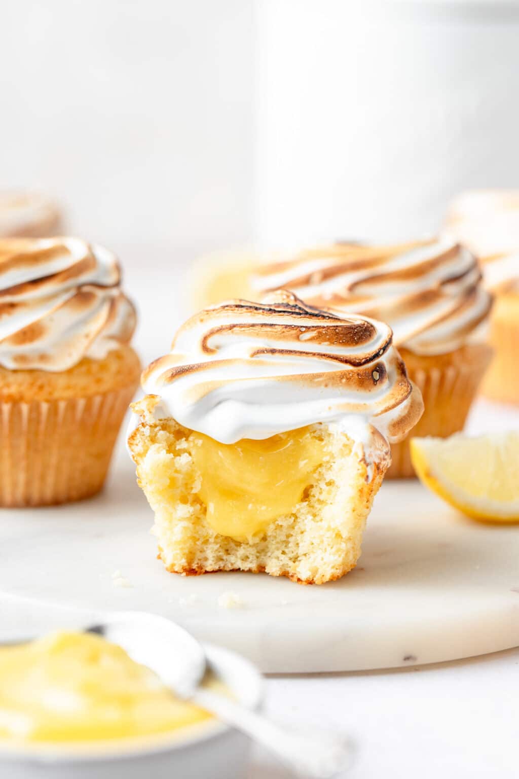 Lemon Meringue Cupcakes Recipe ~ Barley & Sage