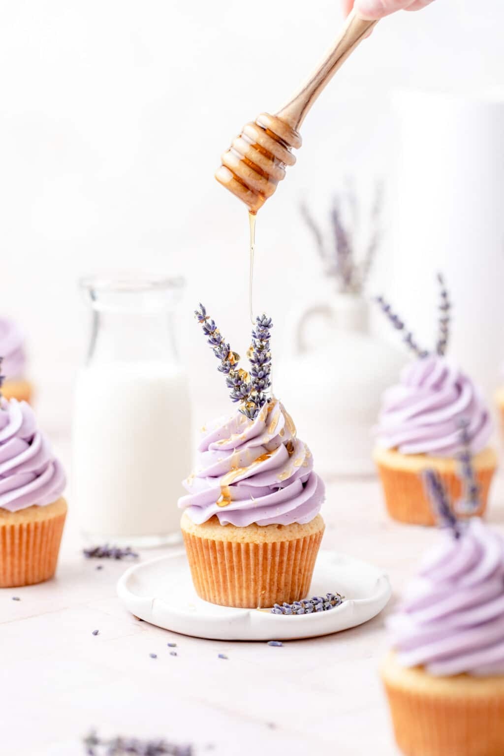 Honey Lavender Cupcakes ~ Barley & Sage