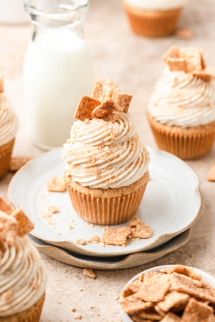 Cinnamon Toast Crunch Cupcakes ~ Barley & Sage