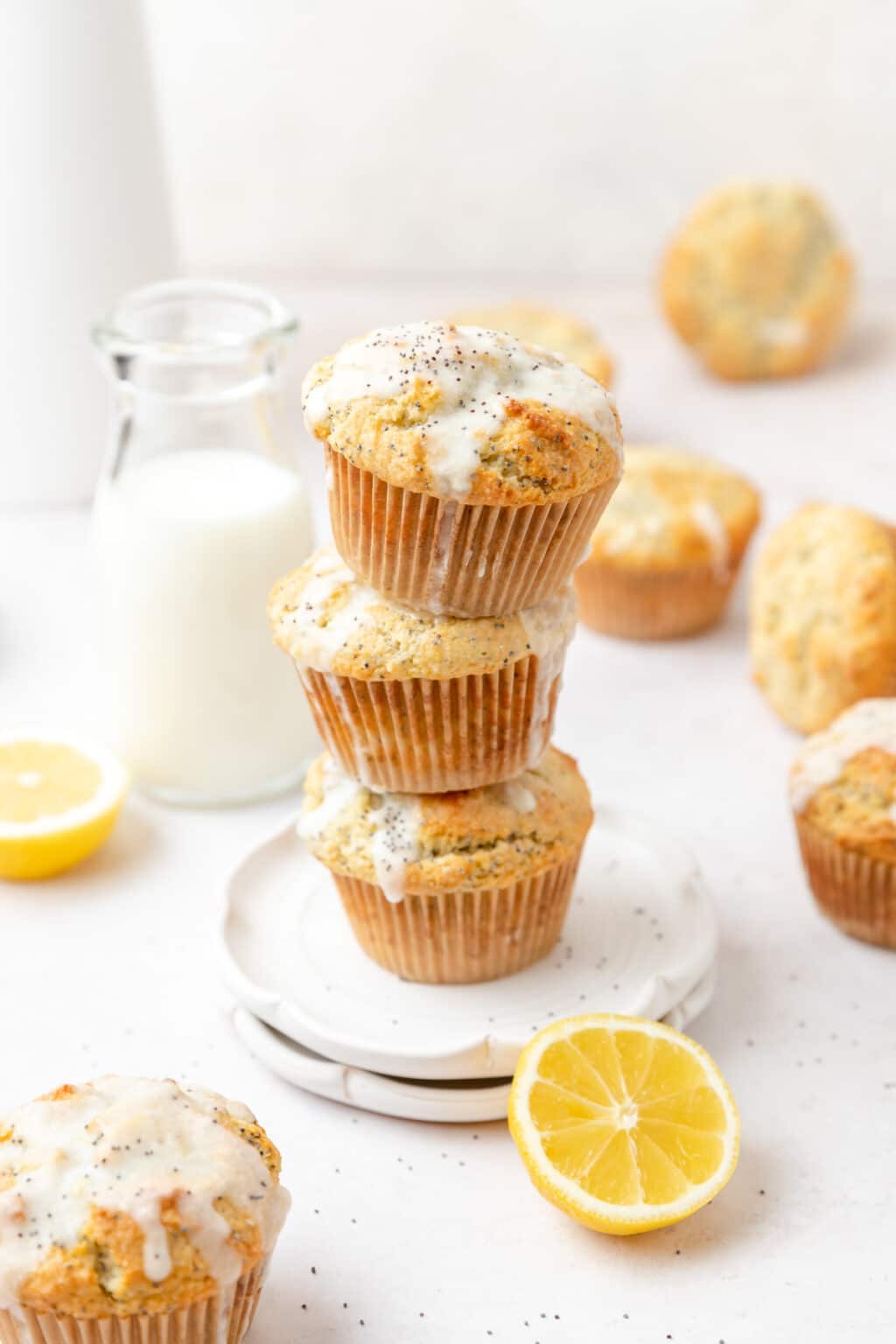 Lemon Poppy Seed Muffins ~ Barley & Sage