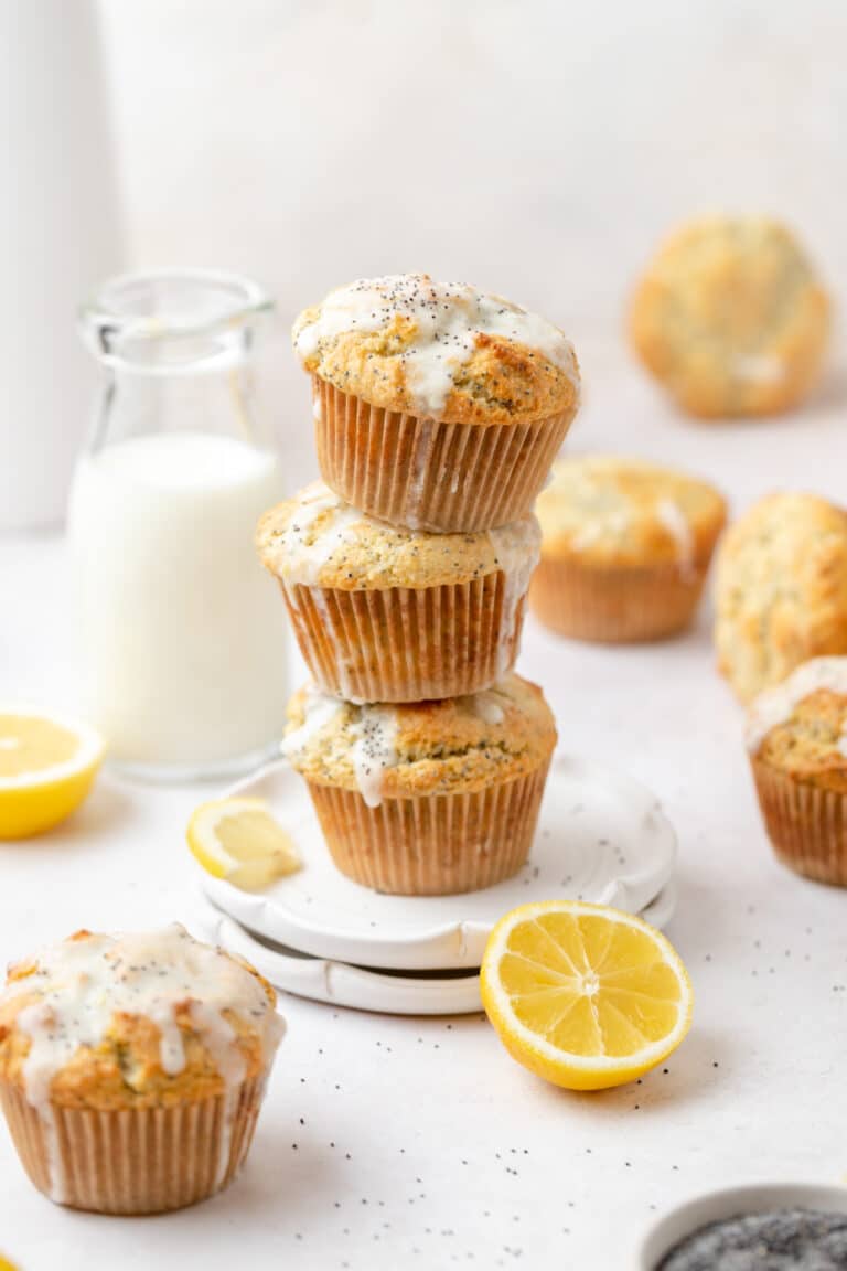 Lemon Poppy Seed Muffins ~ Barley & Sage