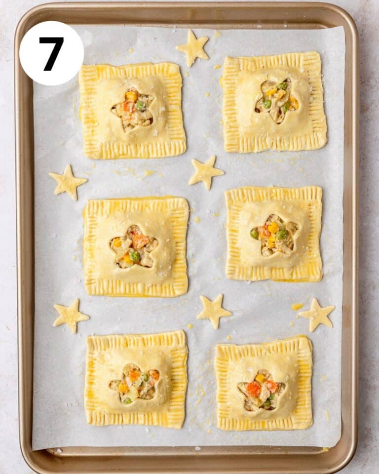 Mini Chicken Pot Pies with Puff Pastry ~ Barley & Sage